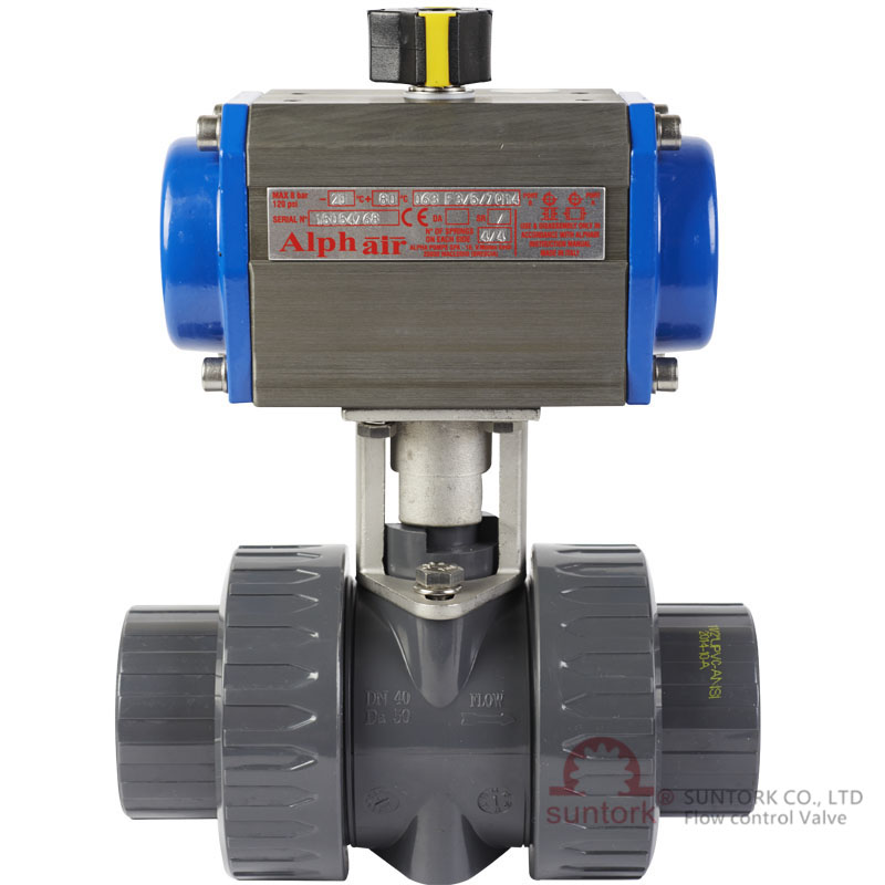 pneumatic PVC ball valve | SUNTORK